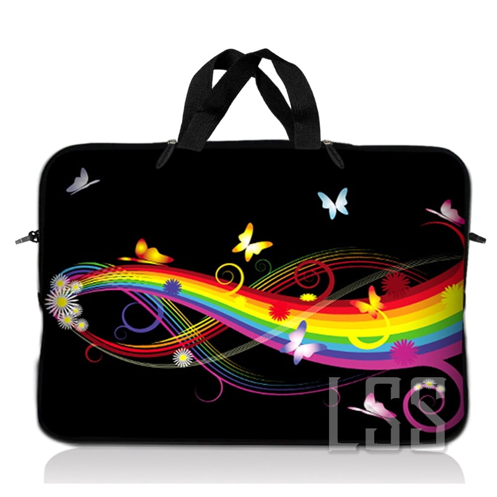 LSS 17 inch Laptop Sleeve Bag Carrying Case Pouch with Handle for 17.4 ...