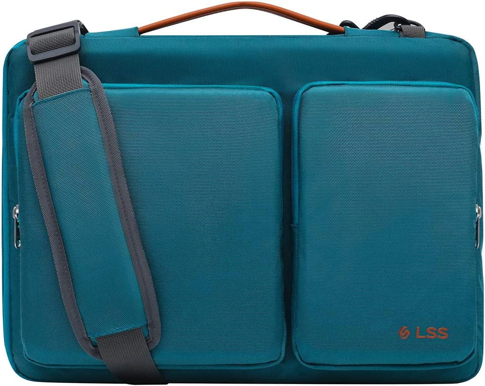 LSS Slim Laptop Bag for Men/Women, Durable Shoulder Strap Bag for 12 ...