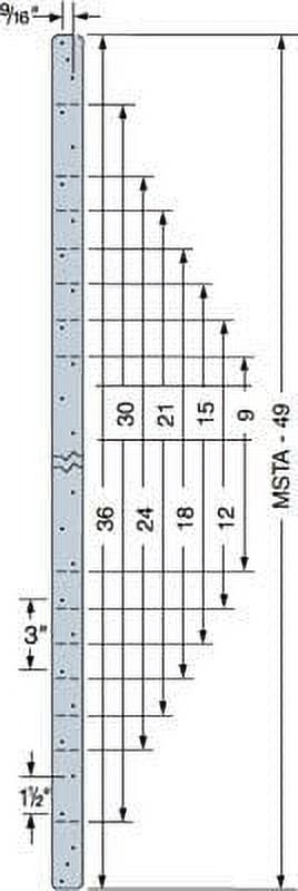 LSTA9 Strap Tie - Walmart.com