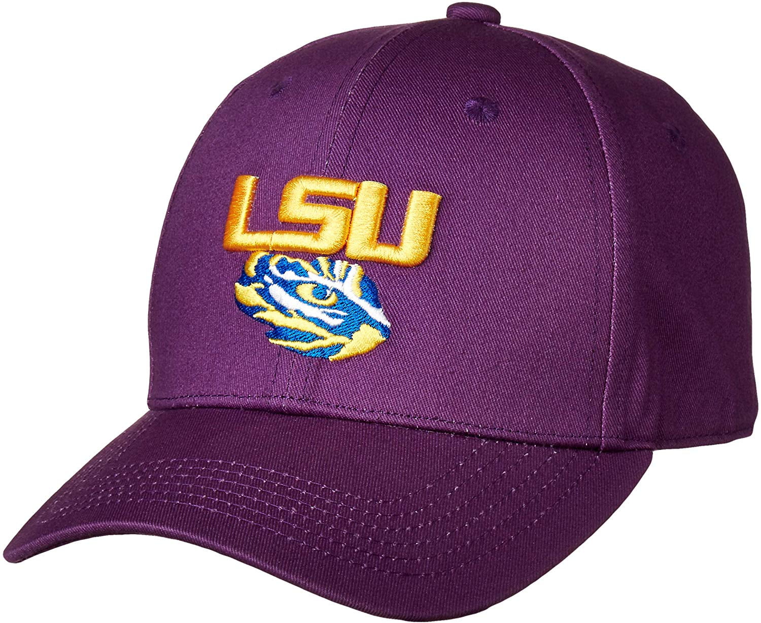 LSU Brand New Classic Style Fitted Baseball Cap Medium Hat, Official ...