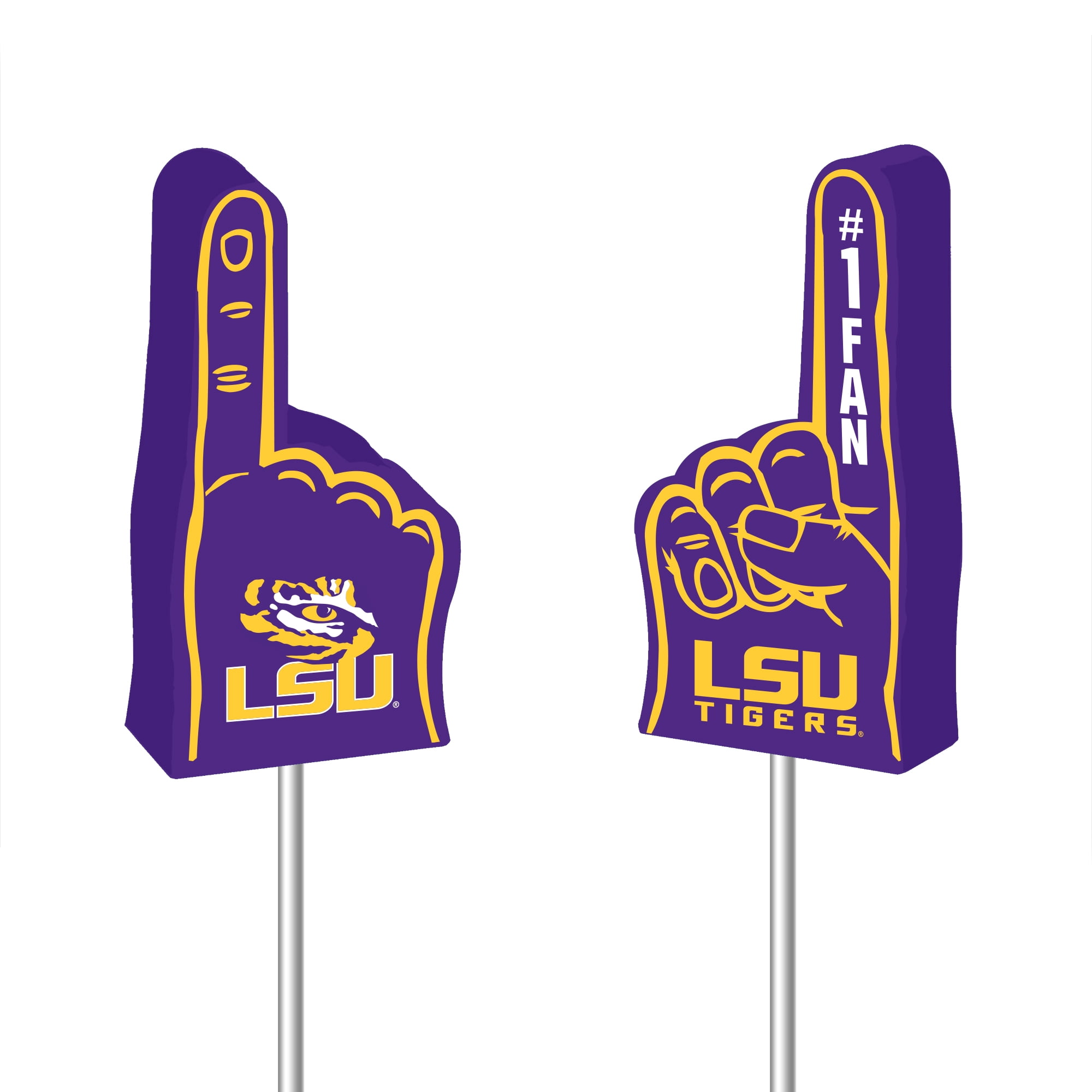 LSU FOAM FINGER TOPPER - Walmart.com