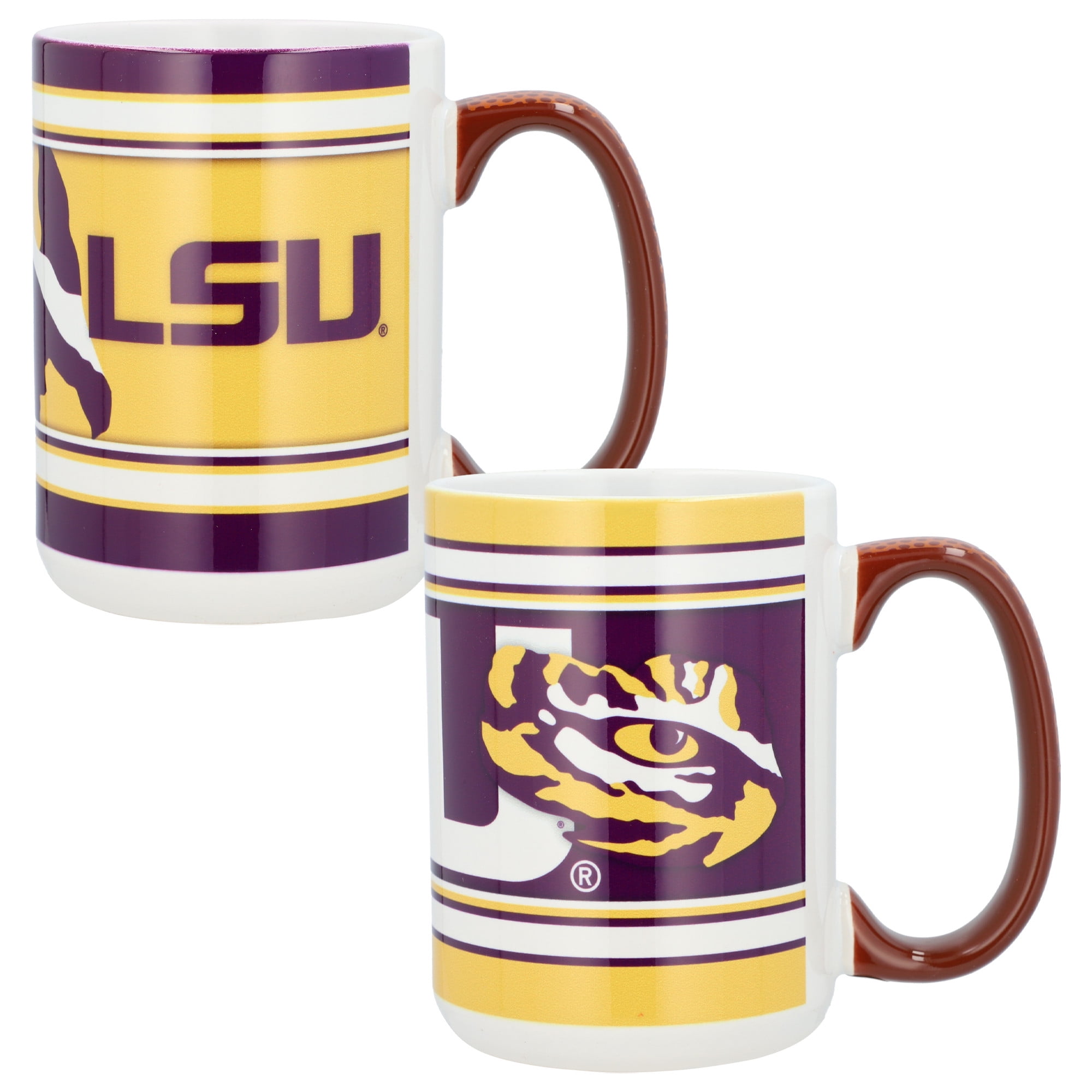LSU Tigers 15oz. Home & Away 2-Pack Mug Set - Walmart.com