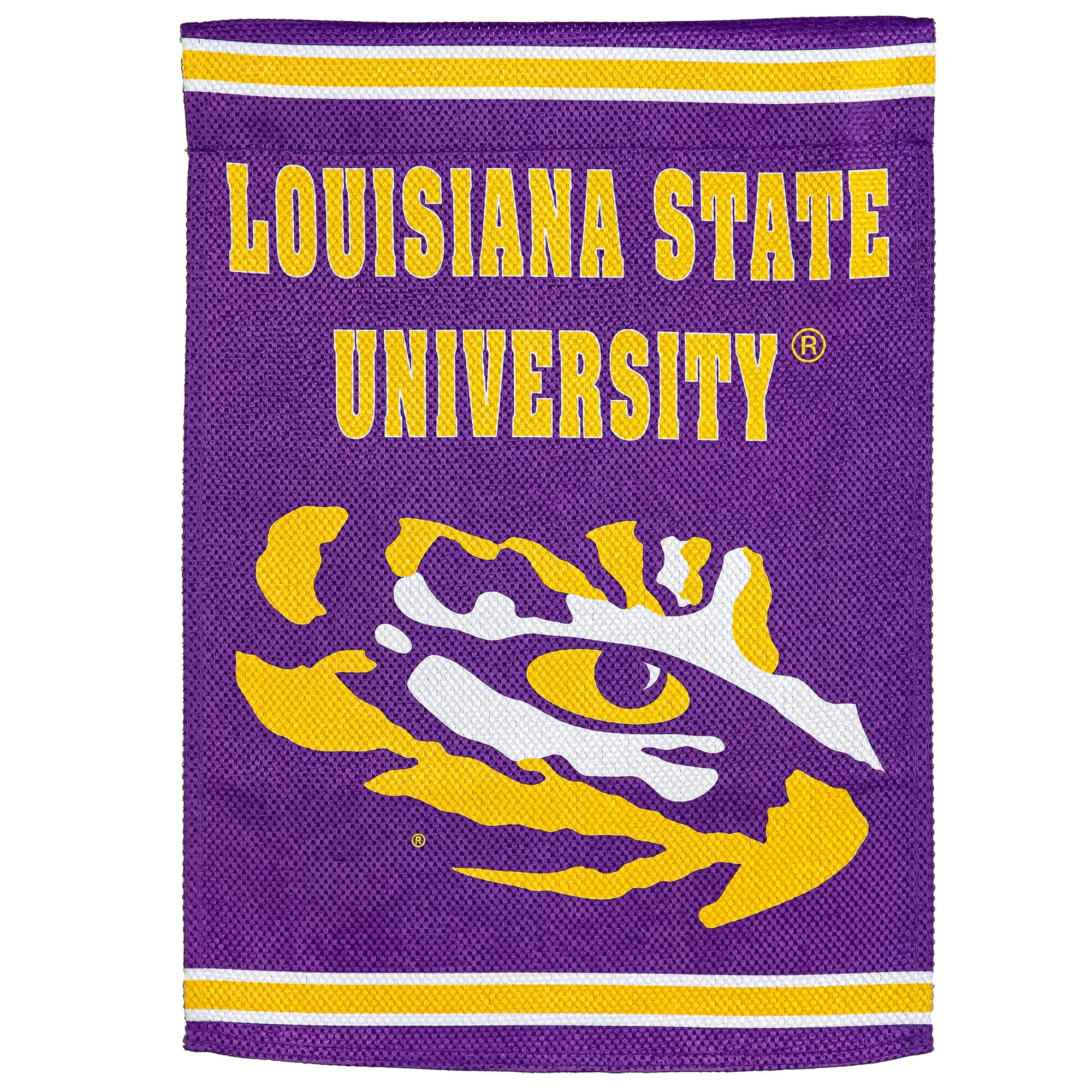 LSU Tigers 28" x 44" Double-Sided Embossed Suede House Flag - Walmart.com