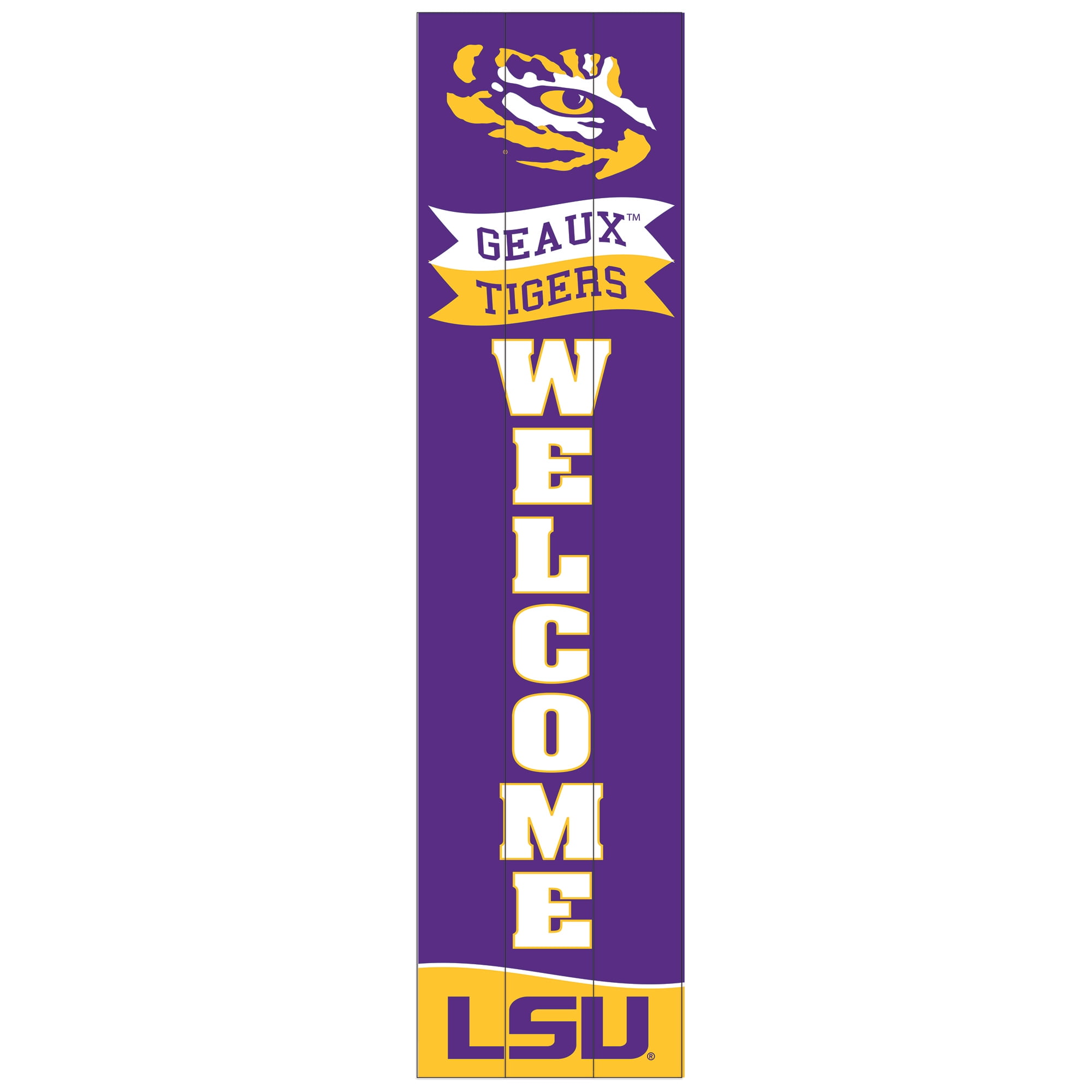 LSU Tigers 47" Leaner Fan Sign - Walmart.com