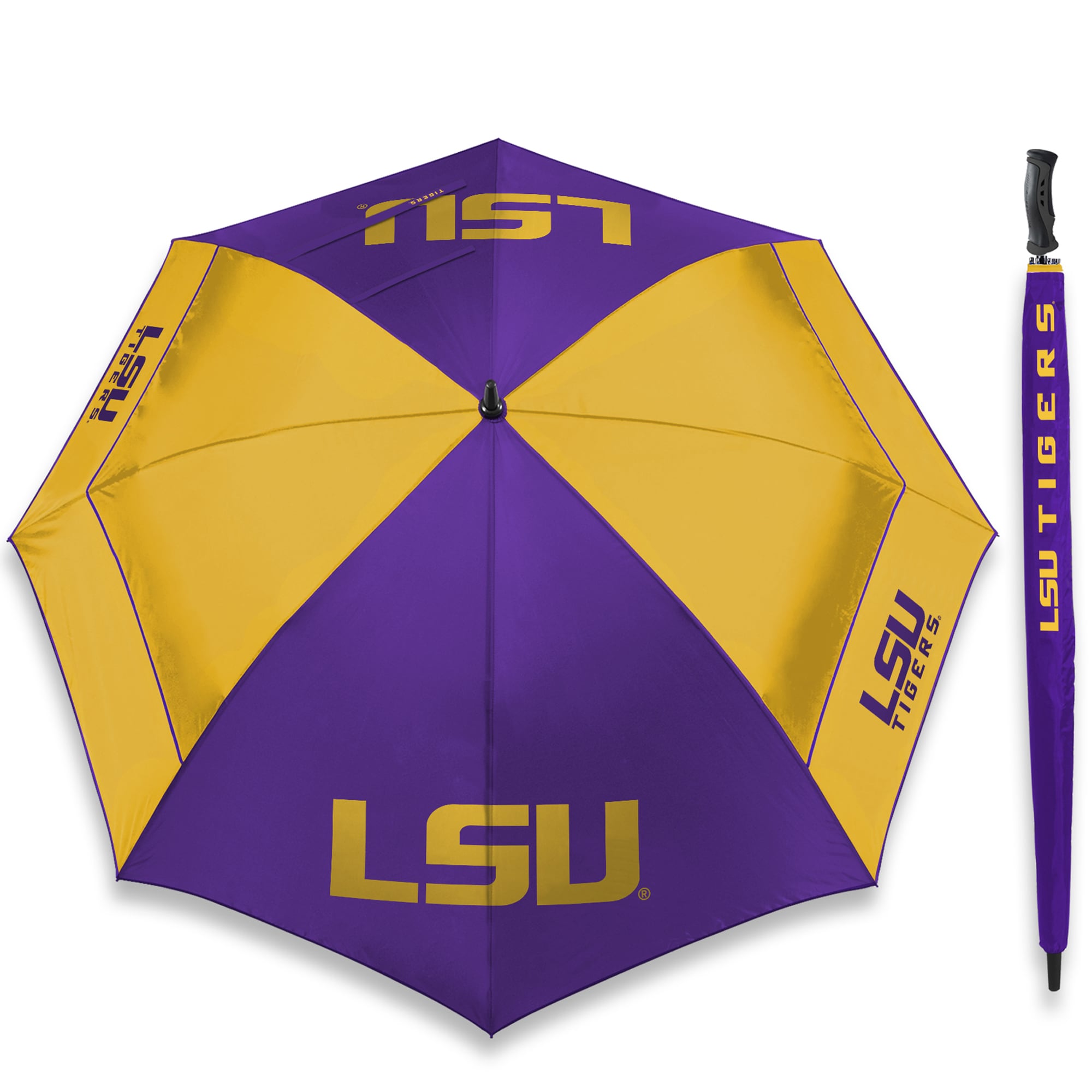 LSU Tigers 62" WindSheer Lite Golf Umbrella - Walmart.com