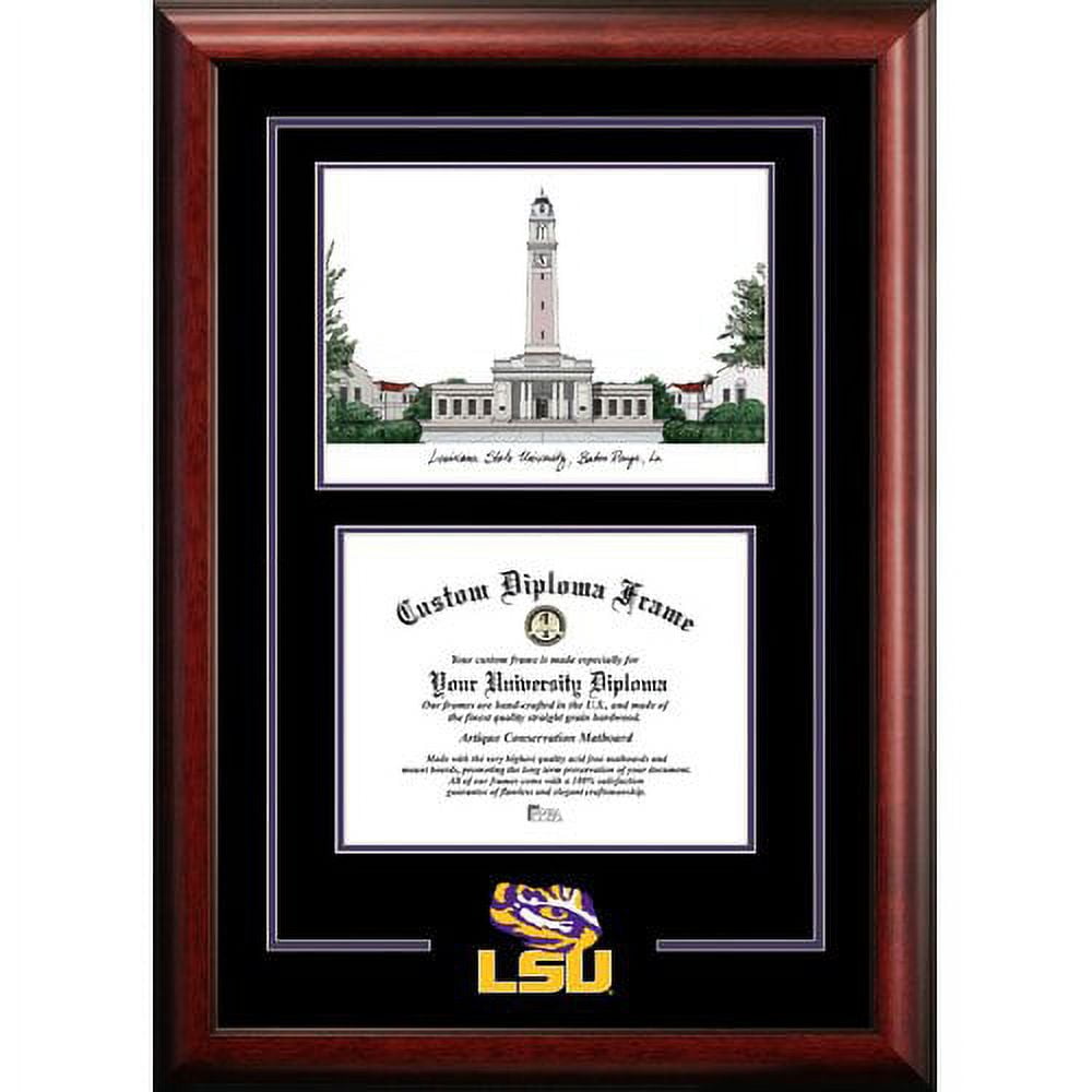LSU Tigers 8.5 x 11 Spirit Graduate Diploma Frame - Walmart.com