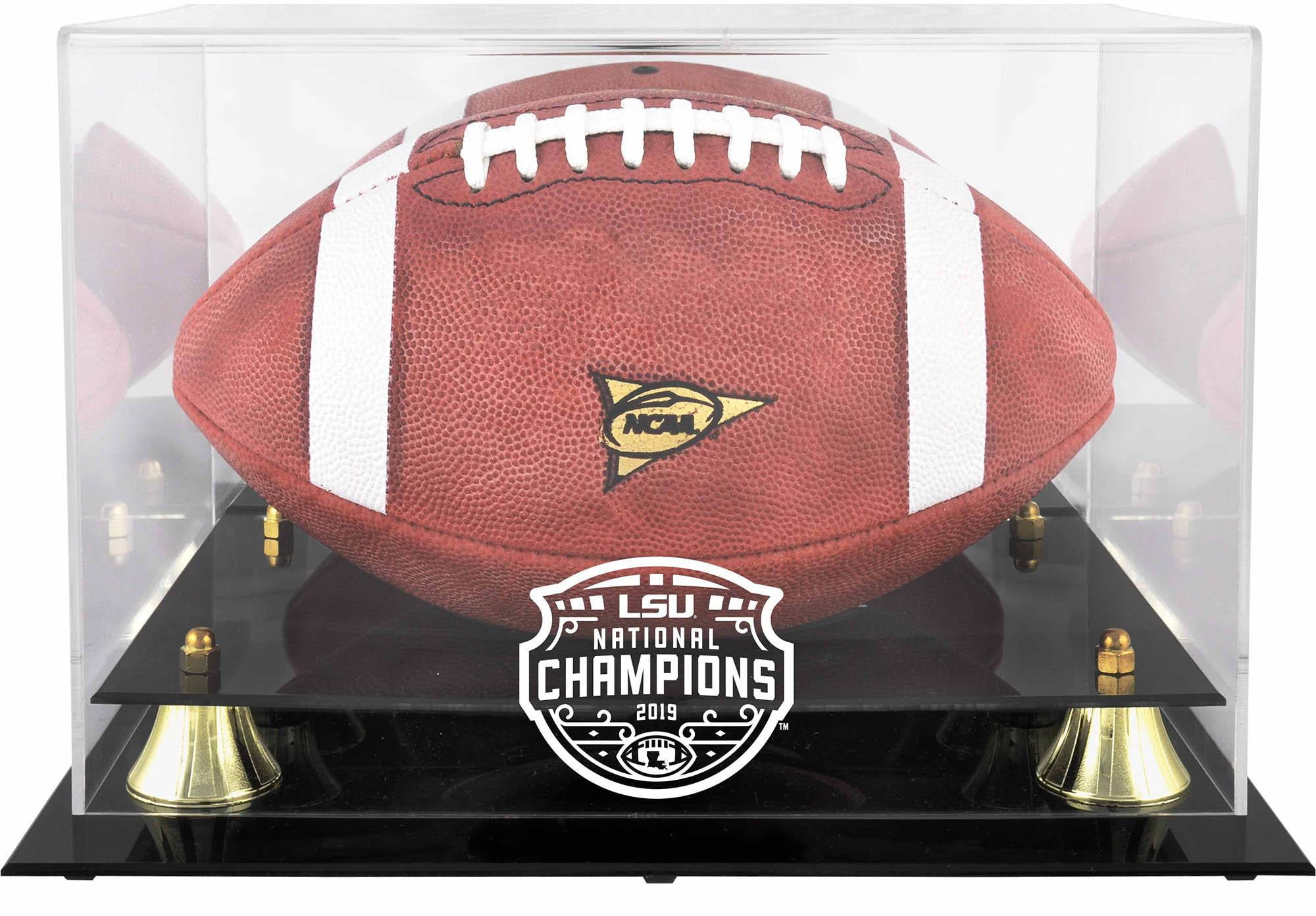 LSU Tigers College Football Playoff 2019 National Champions Logo Golden ...