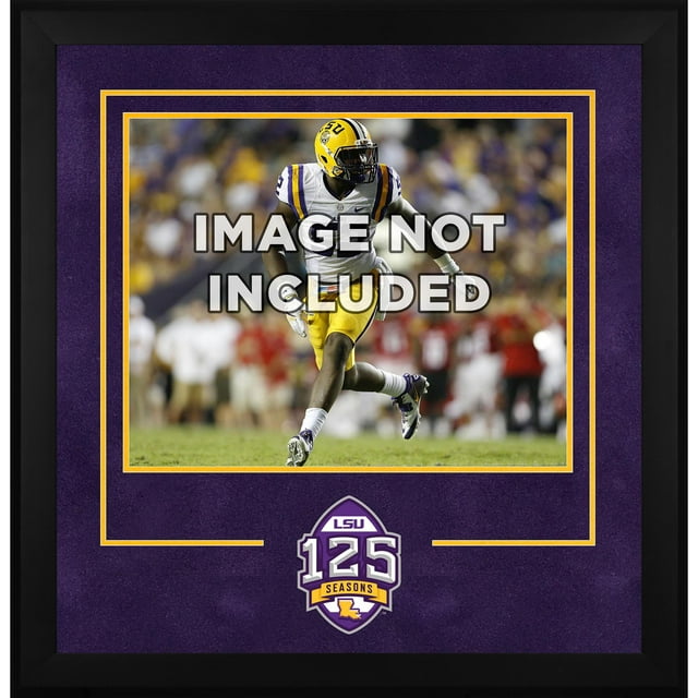 LSU Tigers Deluxe 16'' x 20'' Horizontal Photograph Frame with 125 ...