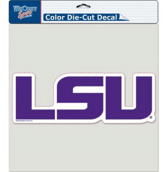 LSU Tigers Die-Cut Decal - 8"x8" Color Logo by Wincraft, Inc. - Walmart.com