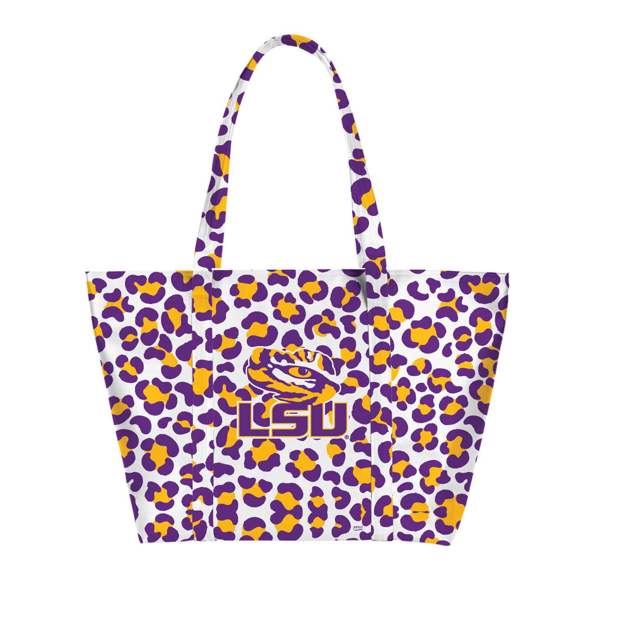 LSU Tigers Leopard Weekender Tote Bag - Walmart.com