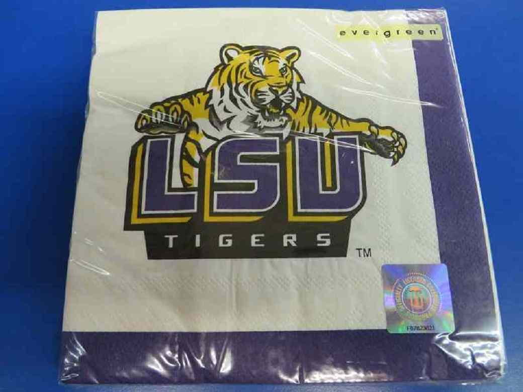 LSU Tigers NCAA College Football Game Day Sports Party Paper Luncheon ...