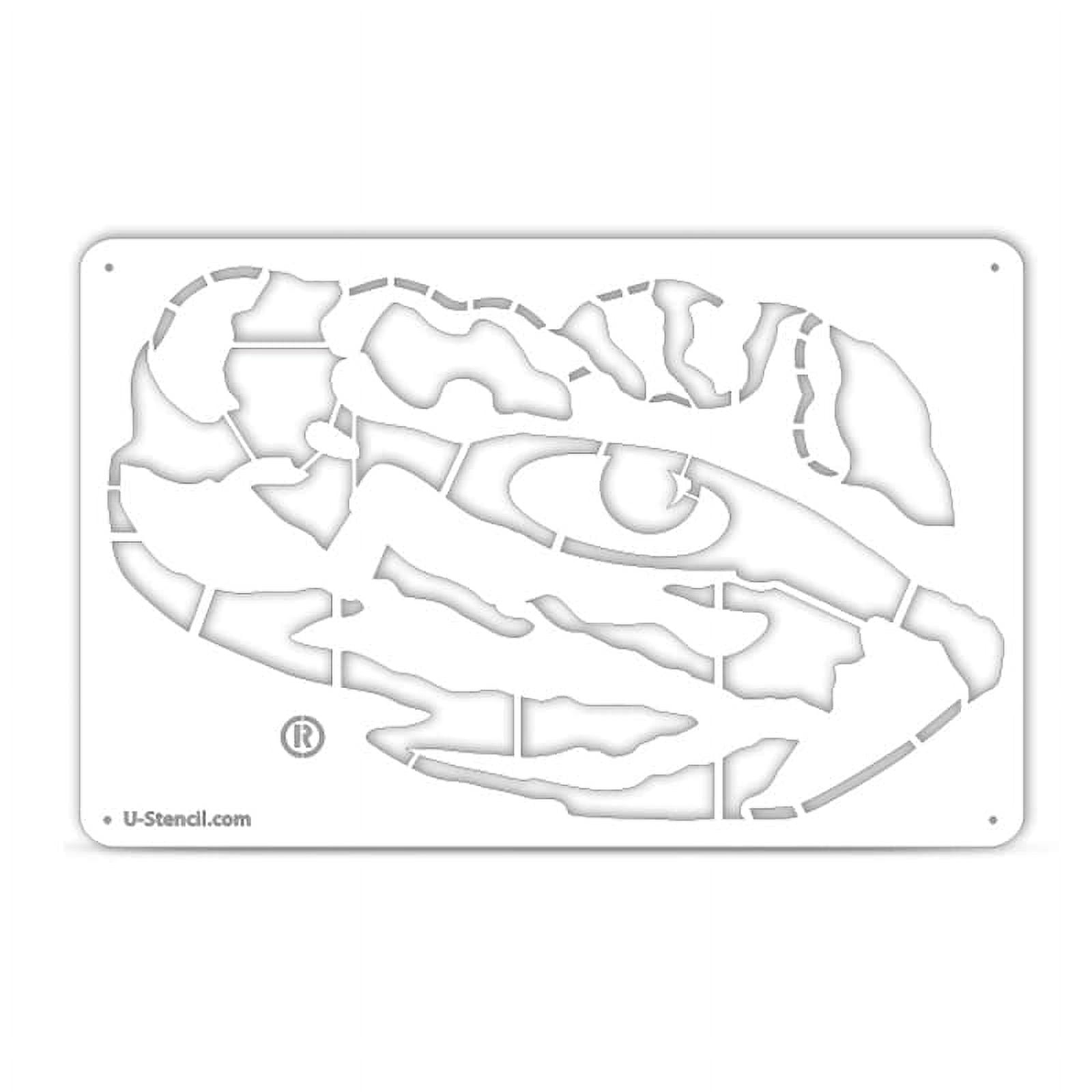 LSU Tigers Secondary Logo Tailgater Stencil - Walmart.com