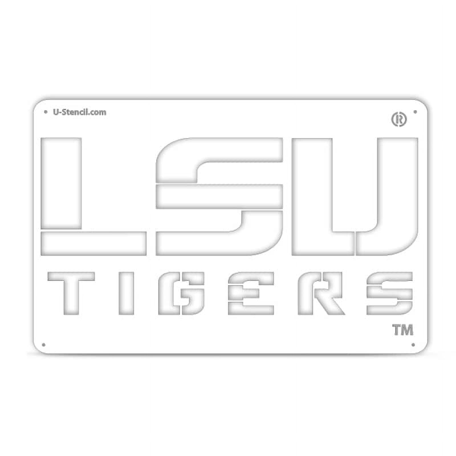 LSU Tigers Tailgater Stencil - Walmart.com