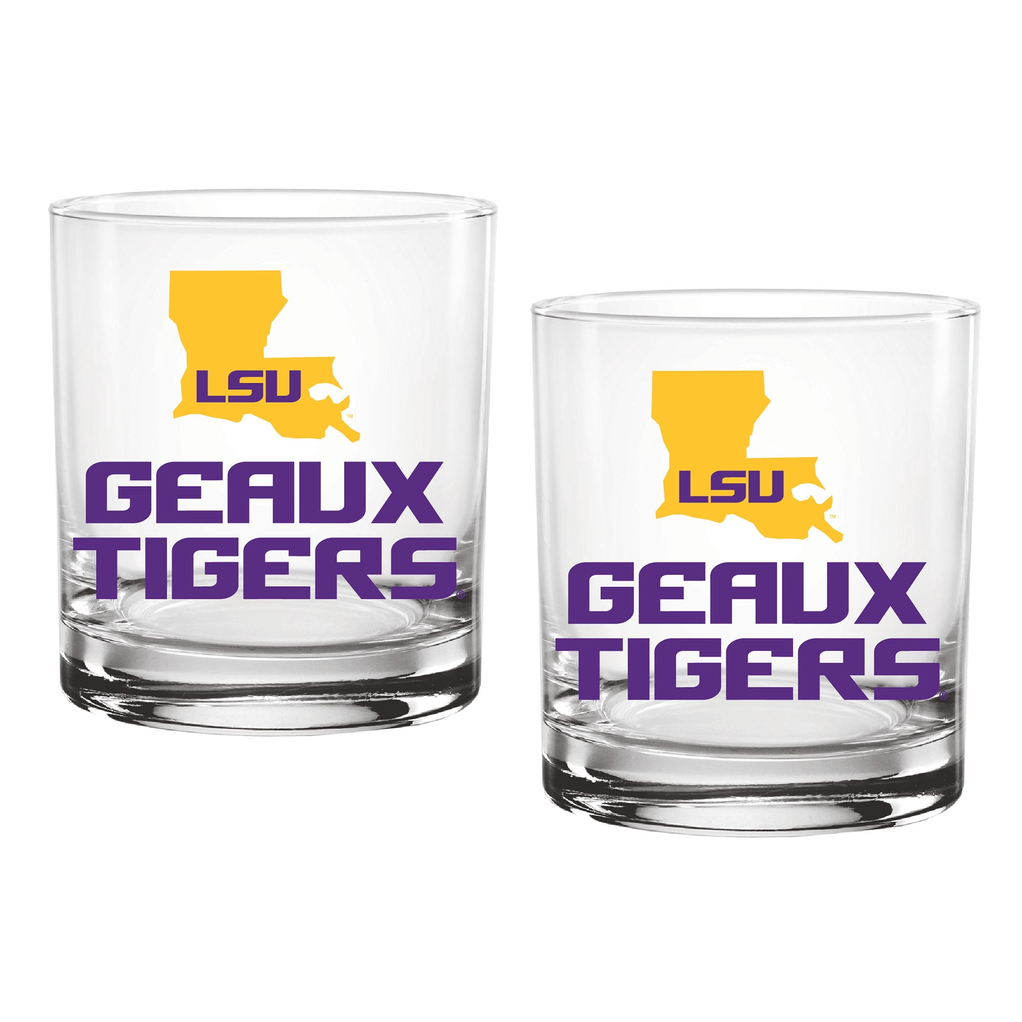 LSU Tigers Two-Pack 14oz. Hometown Glass Set - Walmart.com