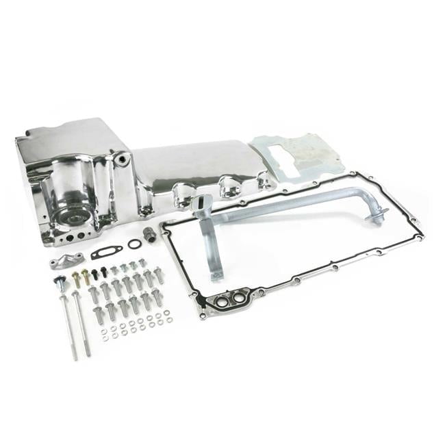 LSX Aluminum Rear Sump Retro-Fit Oil Pan, Polished - Walmart.com