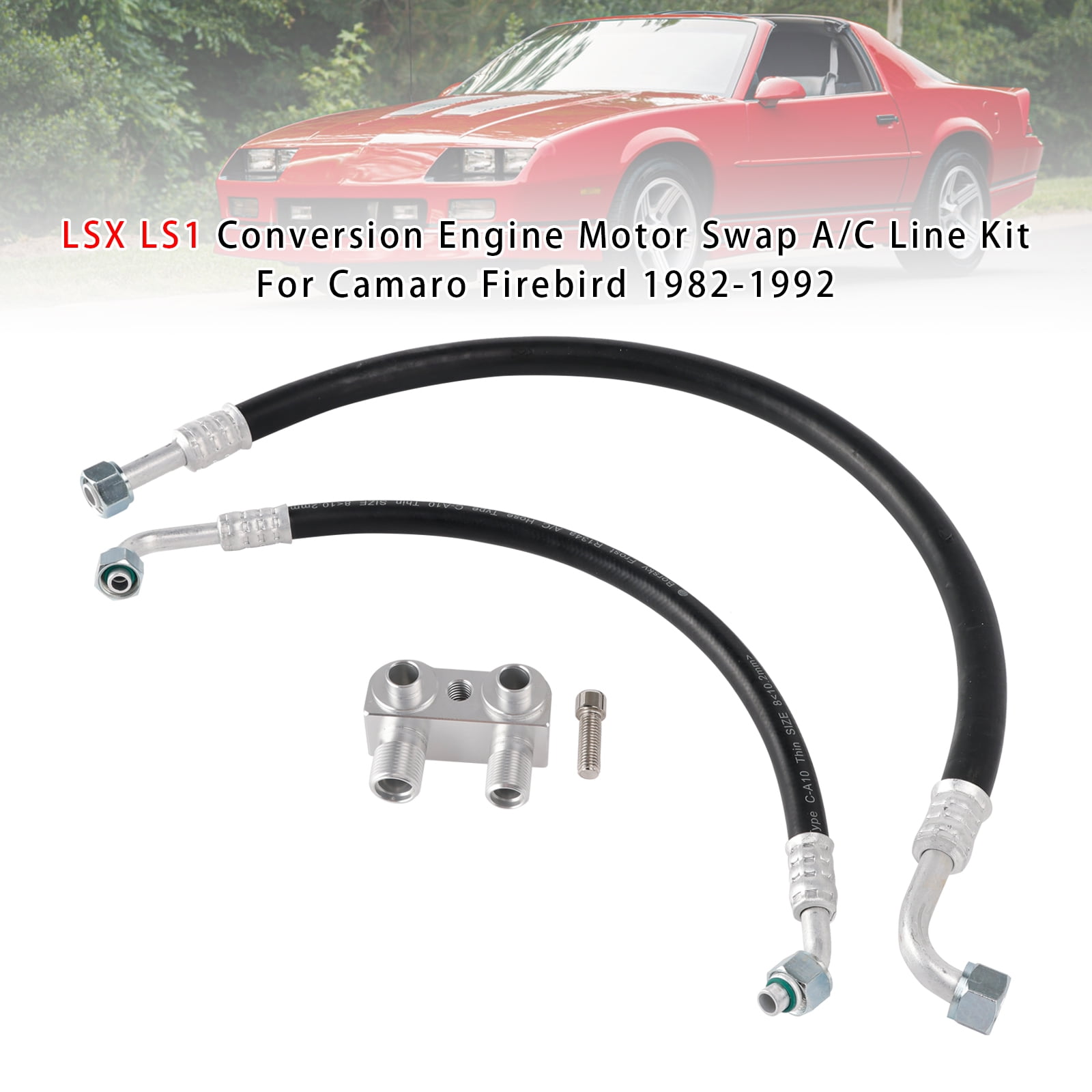 LSX LS1 Conversion Engine Motor Swap A/C Line Kit For Camaro Firebird ...