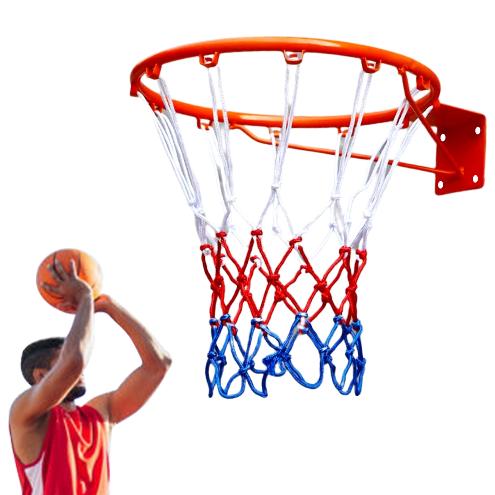 LShunze 2 Pcs Basketball Net Replacement, 2025 Upgrade Thick ...
