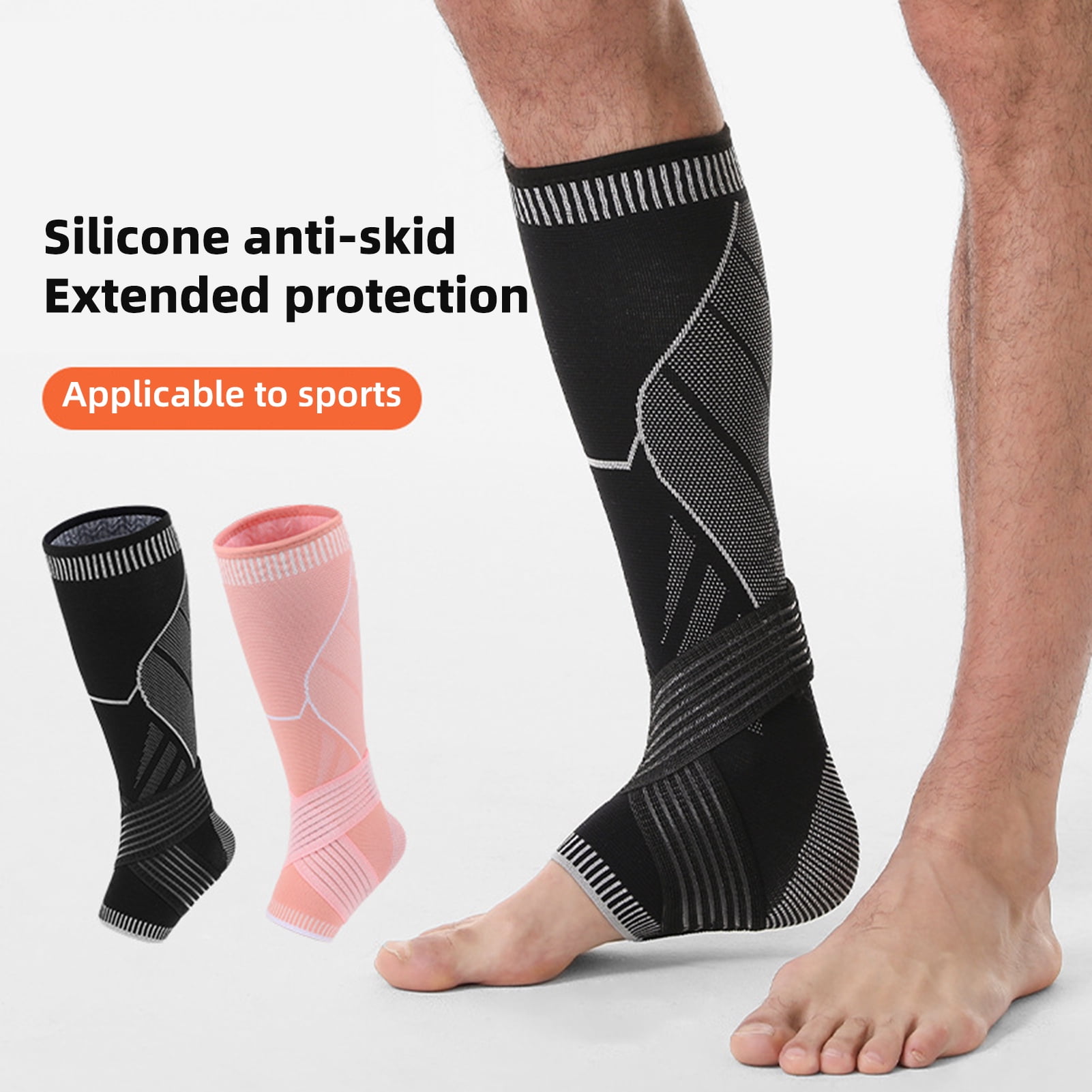 LShunze Calf Compression Sleeves for Men Women Knee High Open Toe ...