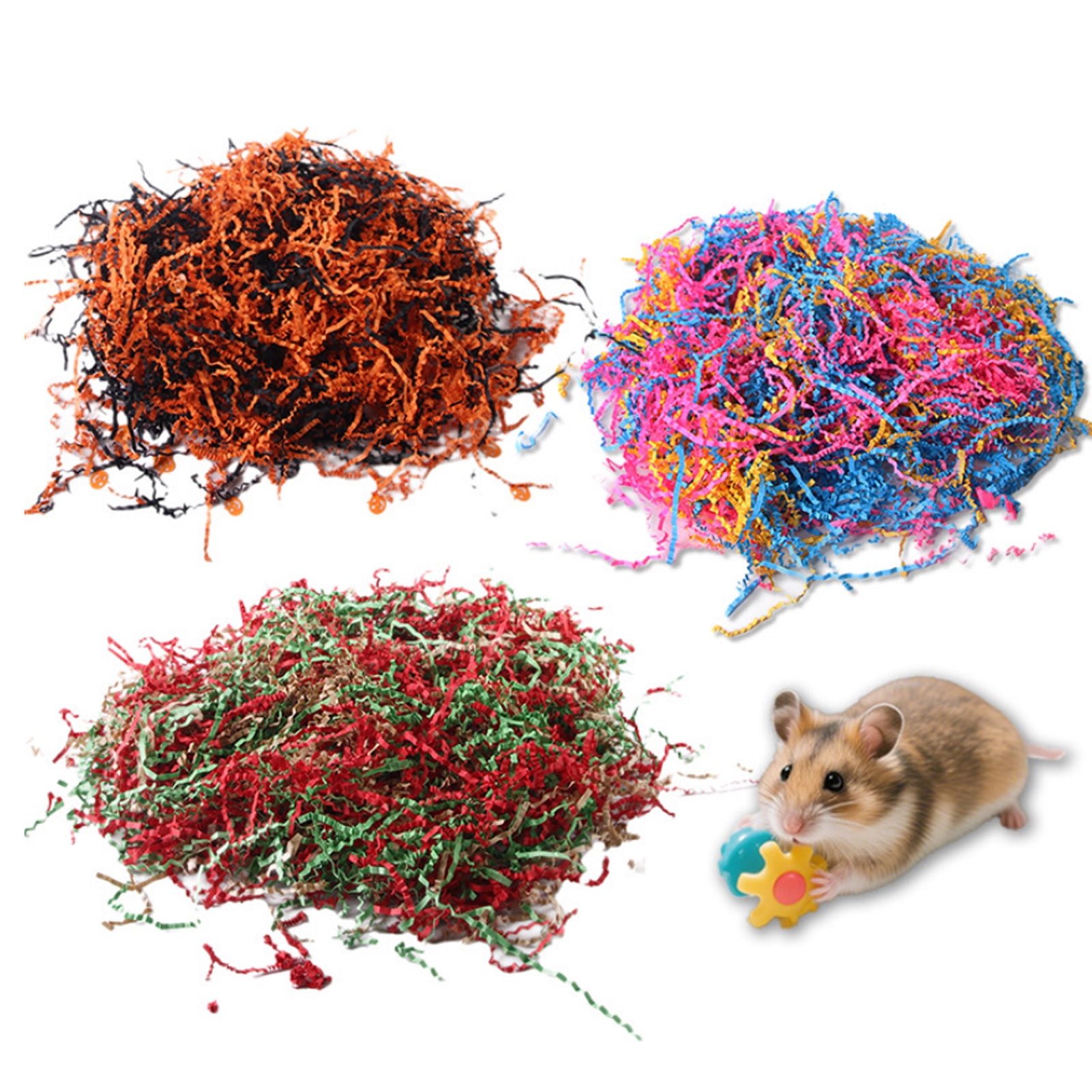 LShunze Shredded Paper For Gift Baskets, 100g Crinkle Paper Filler ...