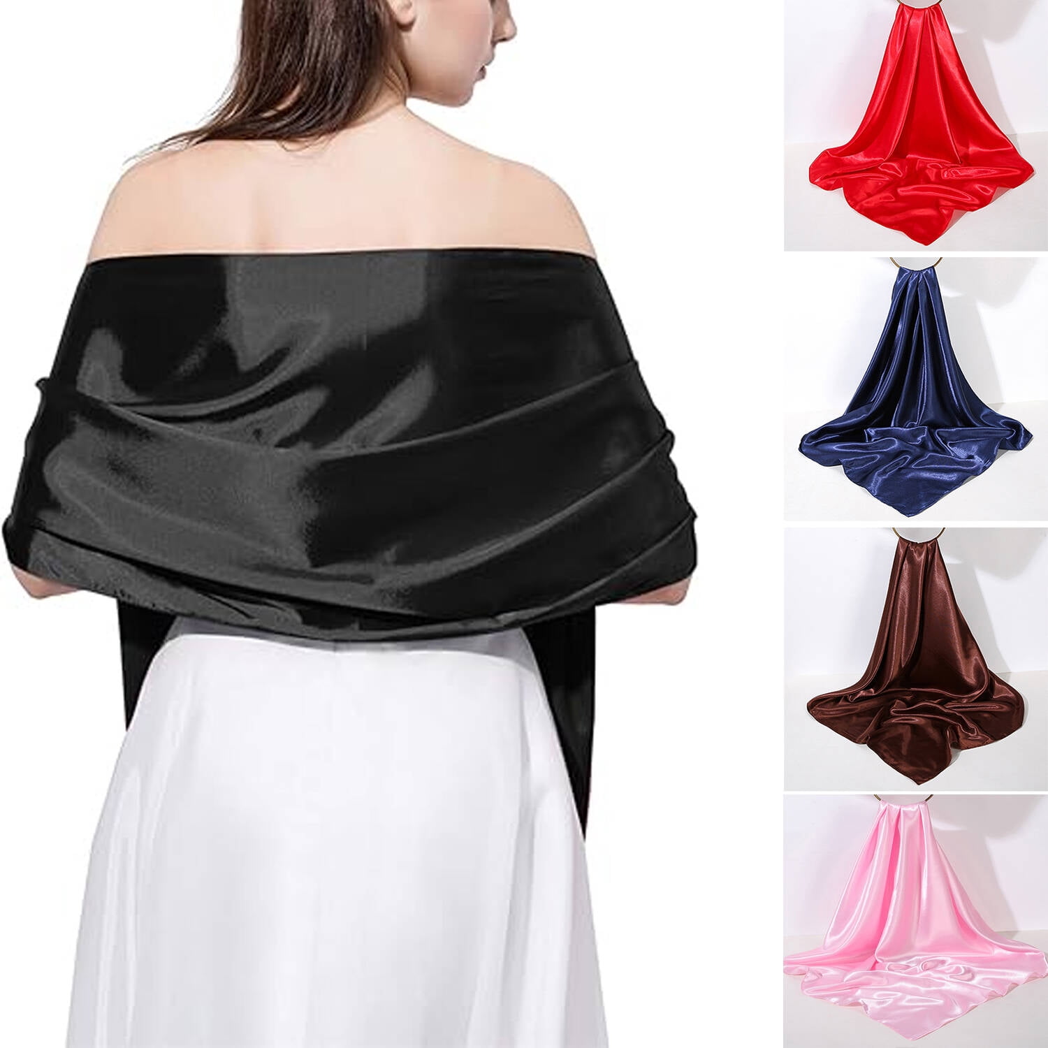 LShunze Women's Shawls and Wraps for Evening Dress Chiffon Shawl Soft ...