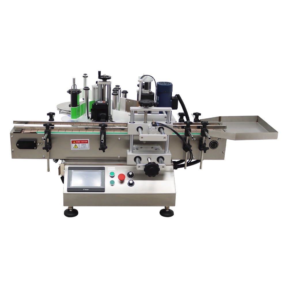 LT-150 Automatic Round Bottle Labeling Machine Desktop Conveyor Label ...