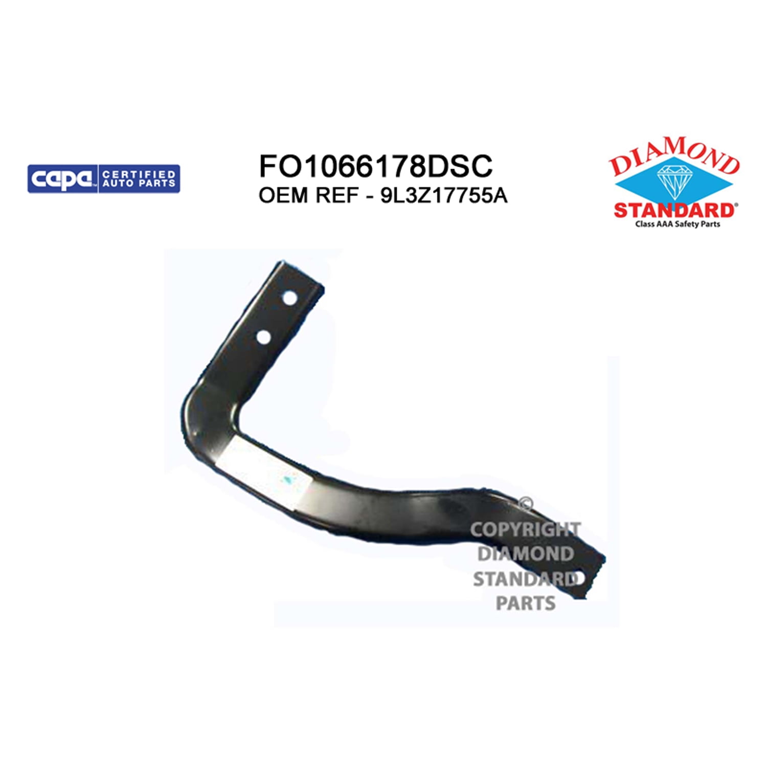 LT Front bumper bracket for 2009-2014 FORD F-150 fits FO1066178 ...