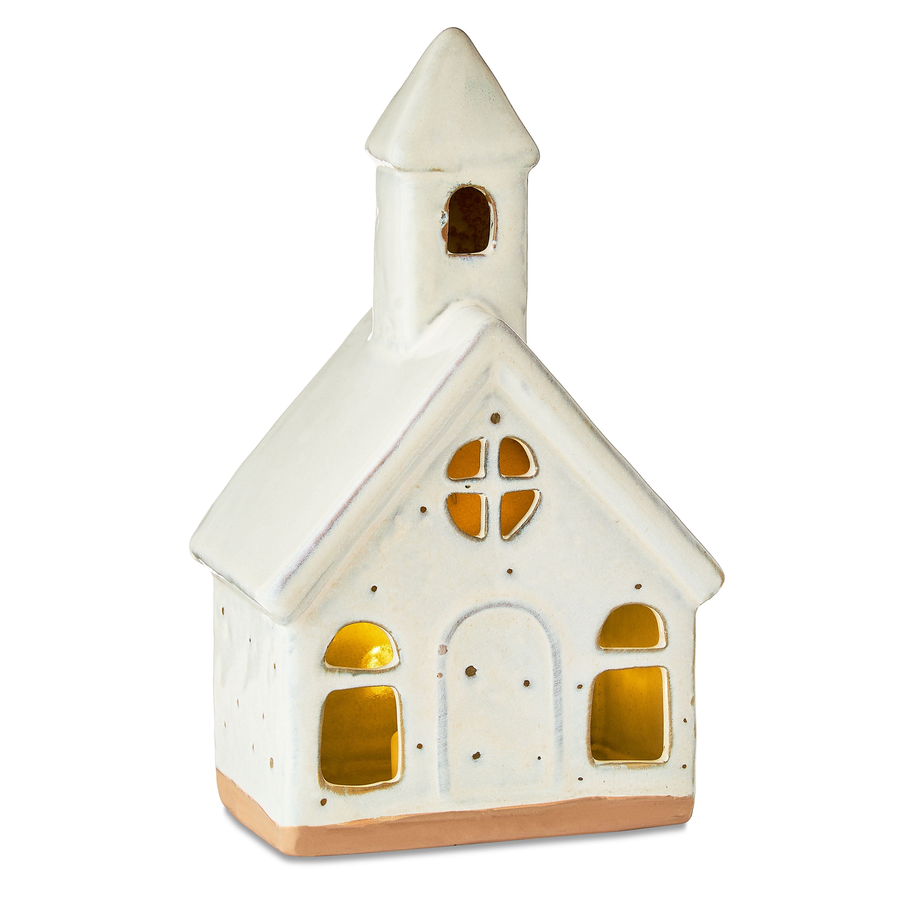 White Ceramic Church