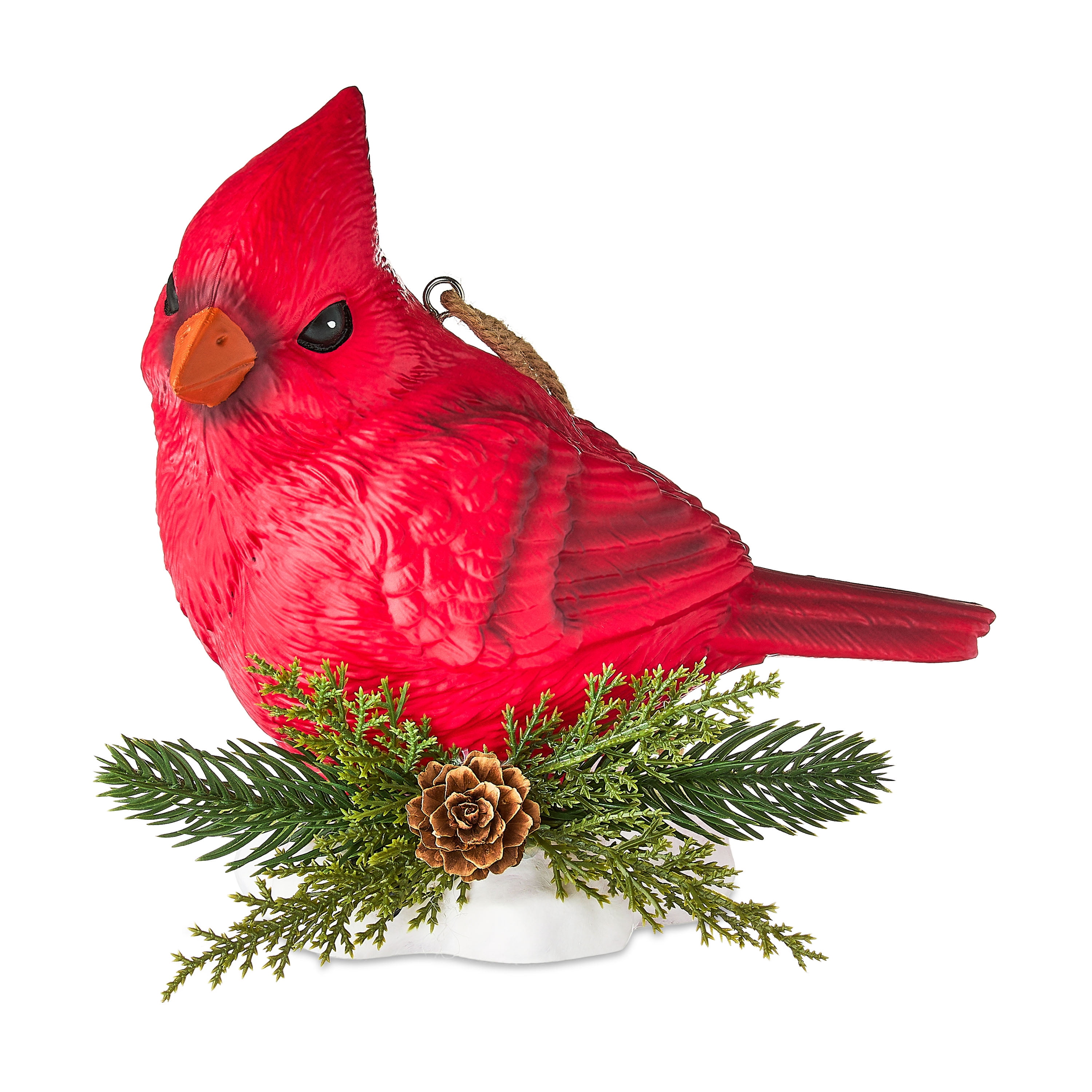 Red Jumbo Cardinal Christmas Ornament, 6.5", by Holiday Time - Walmart.com