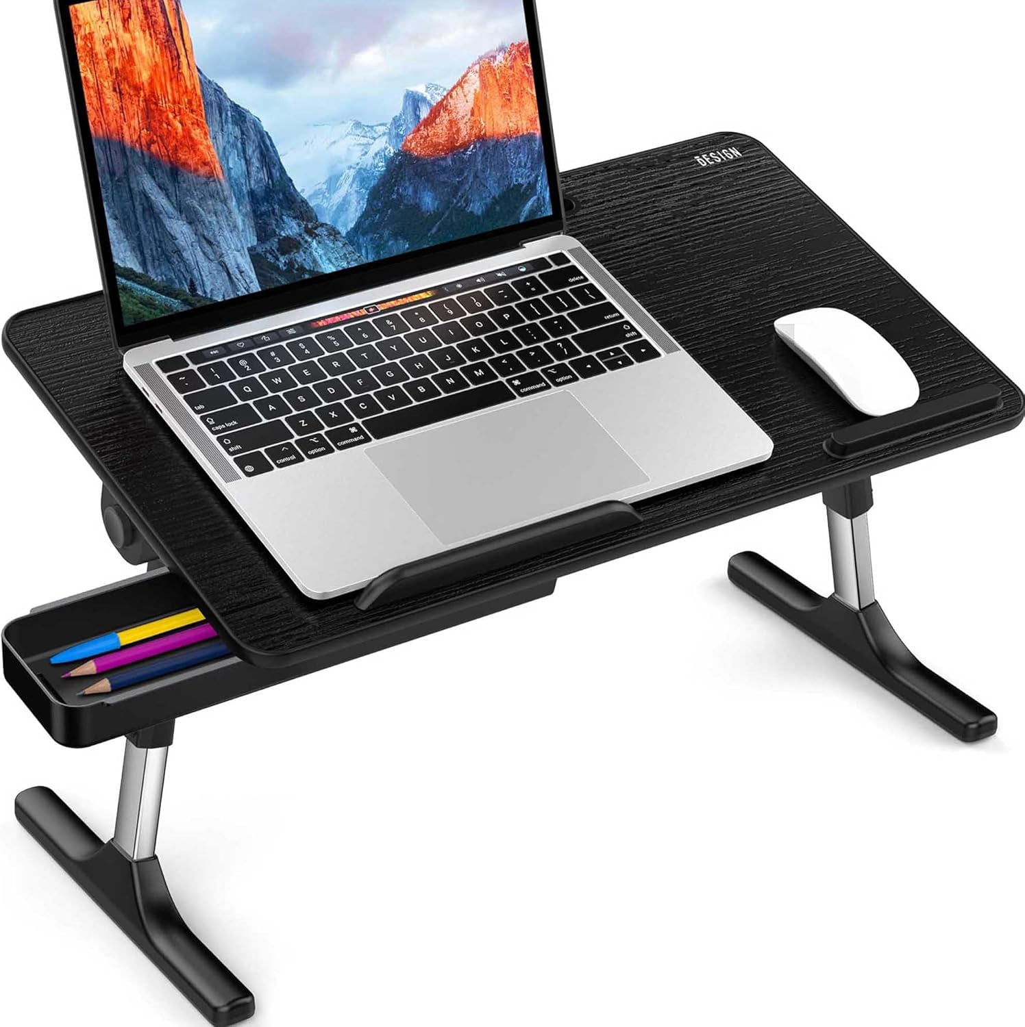 LT05 Adjustable Laptop Table, Lap Desk, Portable Standing Bed Foldable ...