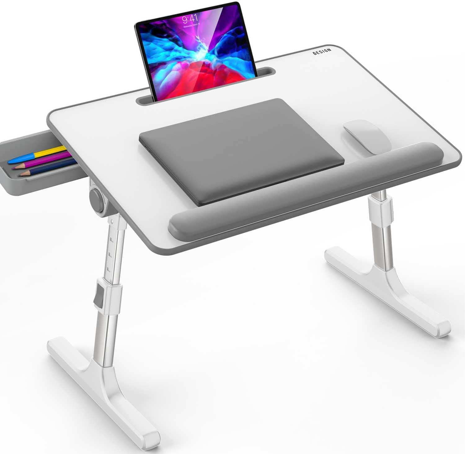 LT07 Lap Desk [Extra Large], Adjustable Laptop Table, Portable Standing ...