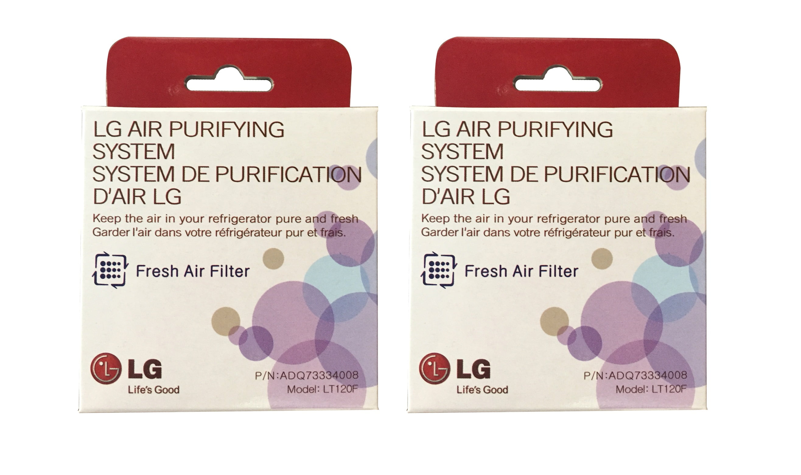 LT120F Fresh Air Replacement Filter by LG (2-Pack) - Walmart.com