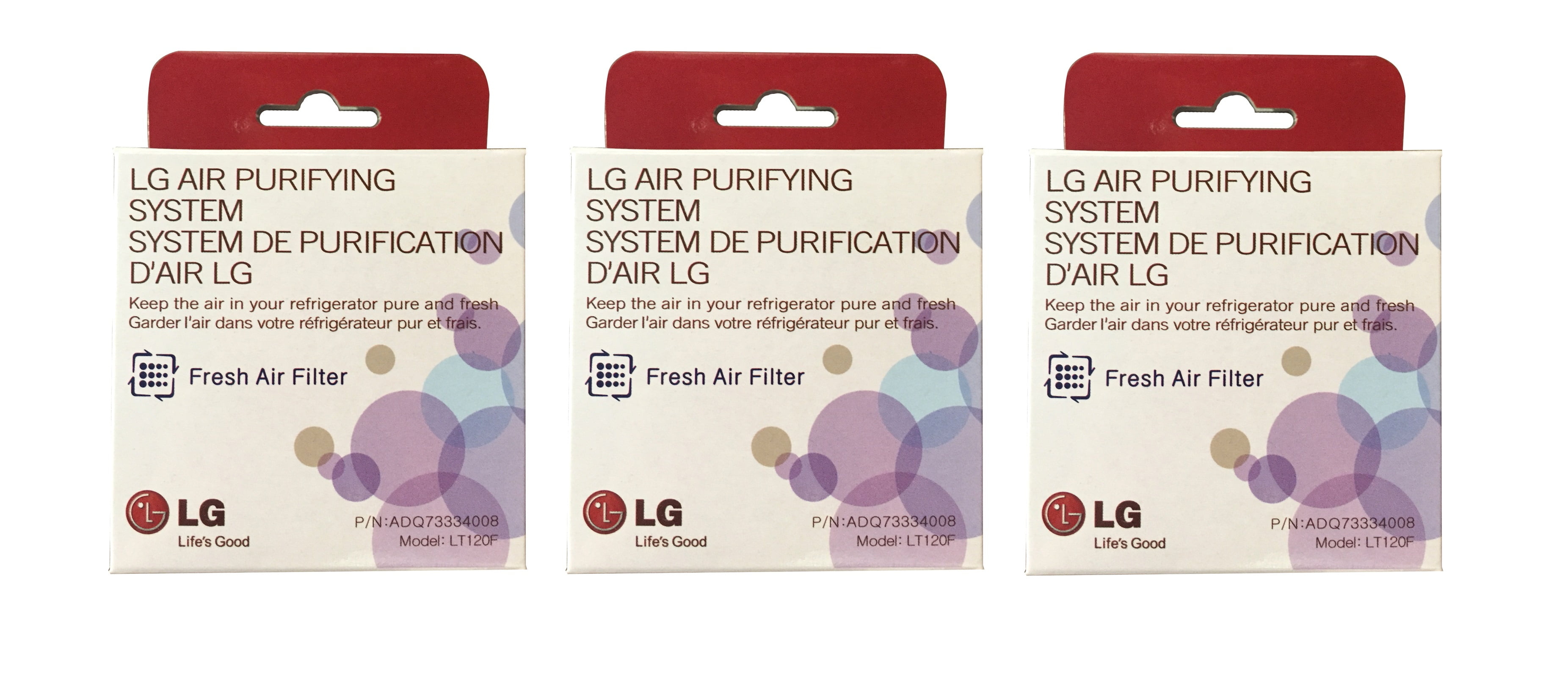 LT120F Fresh Air Replacement Filter by LG (3-Pack) - Walmart.com