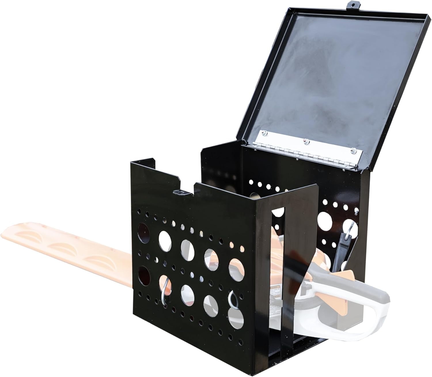 LT17 Mount Multi Rack Organizer Holder with Lid for Trucks and Open & Enclosed Landscape ...