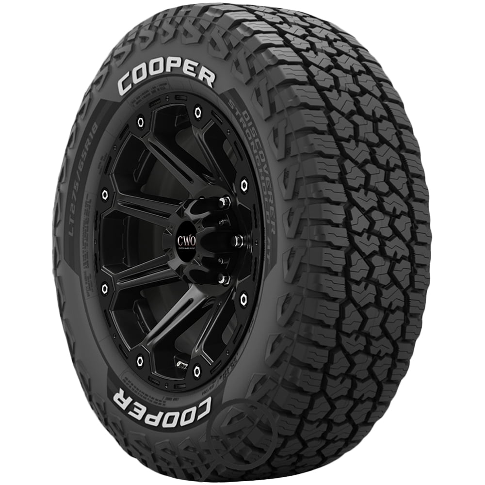 LT265/70R18 Cooper Discoverer Stronghold A/T 124S LRE White Letter Tire ...