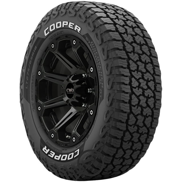 LT265/70R18 Cooper Discoverer Stronghold A/T 124S LRE White Letter Tire ...