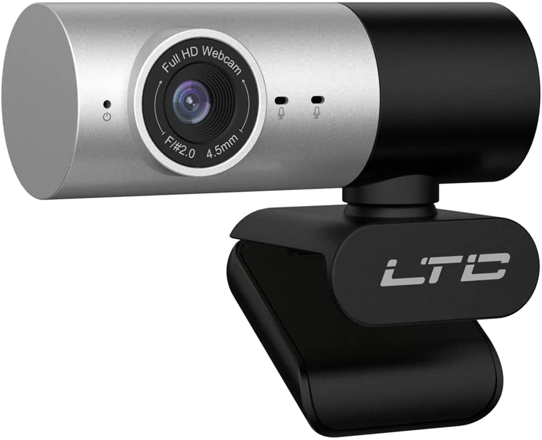 LTC VE100 1080P PC Webcam with Built-in Dual Microphone, Widescreen USB ...