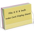 LTECARP 5" x 8" Acrylic Index Card Holder Index Card Display Stand, For ...