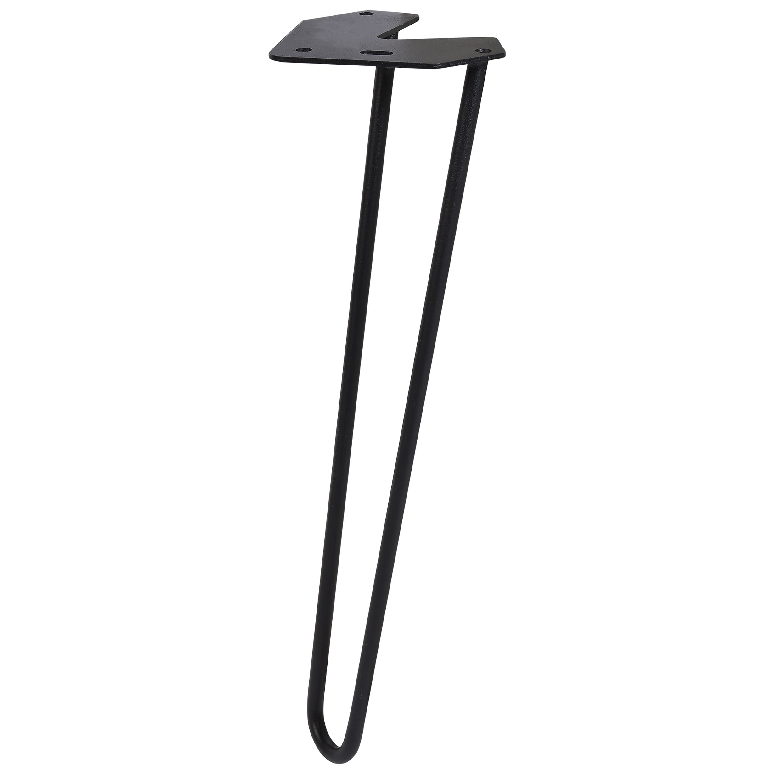 LTL Duraline Table Legs Wired Black Steel 16", Set of 4 - Walmart.com