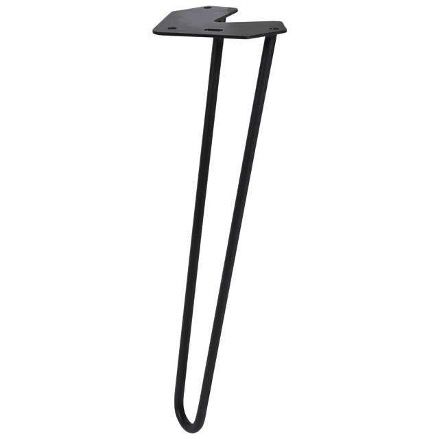 LTL Duraline Table Legs Wired Black Steel 16", Set of 4 - Walmart.com