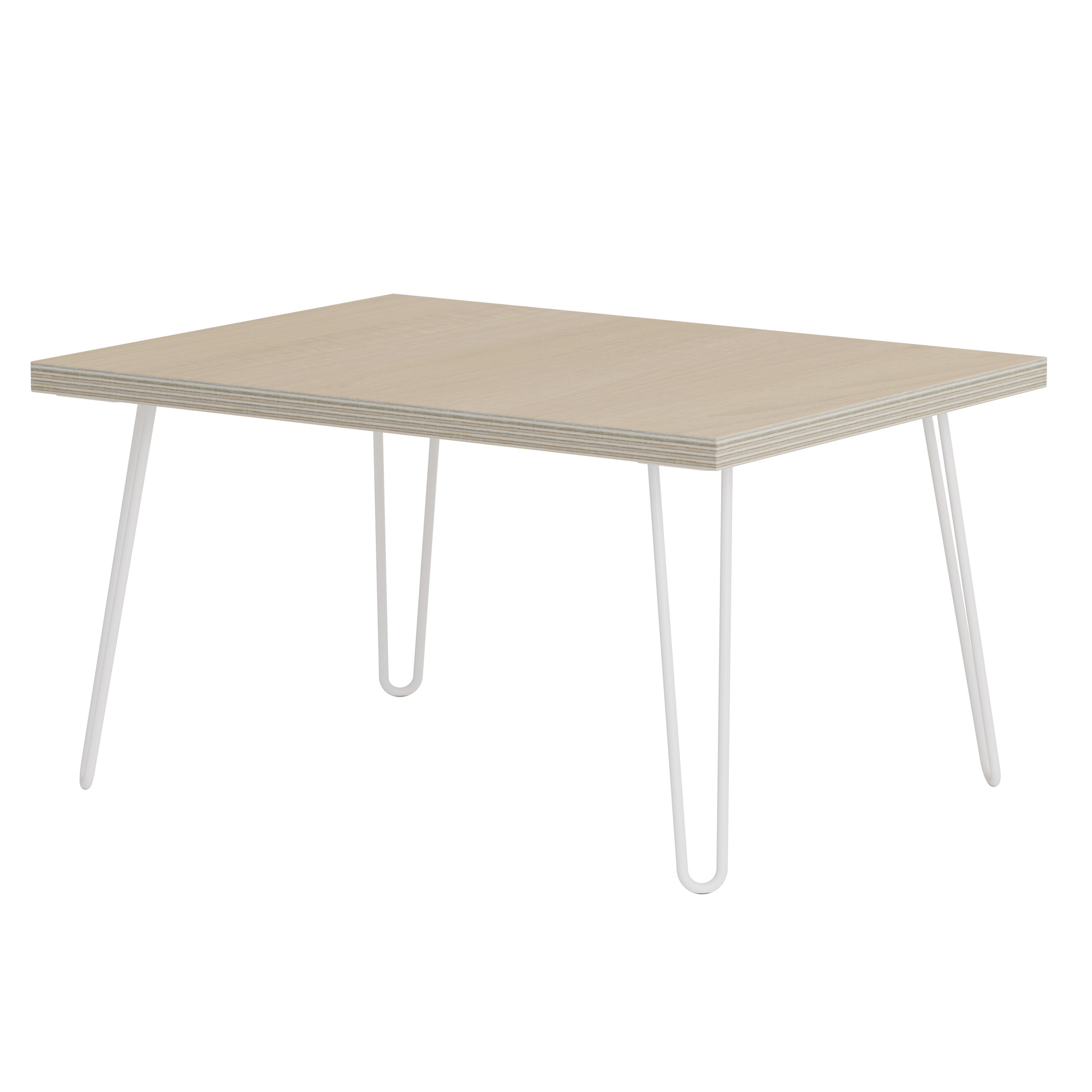 LTL Duraline Table Legs Wired White Steel 16", Set of 4 - Walmart.com