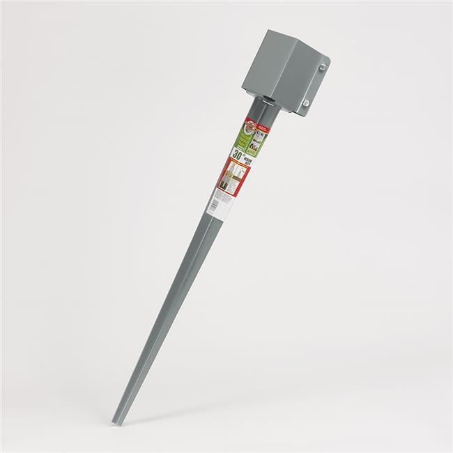 LTL Home Products, Inc. GroundTech Grey Metal 30-inch Groundmaster Post ...