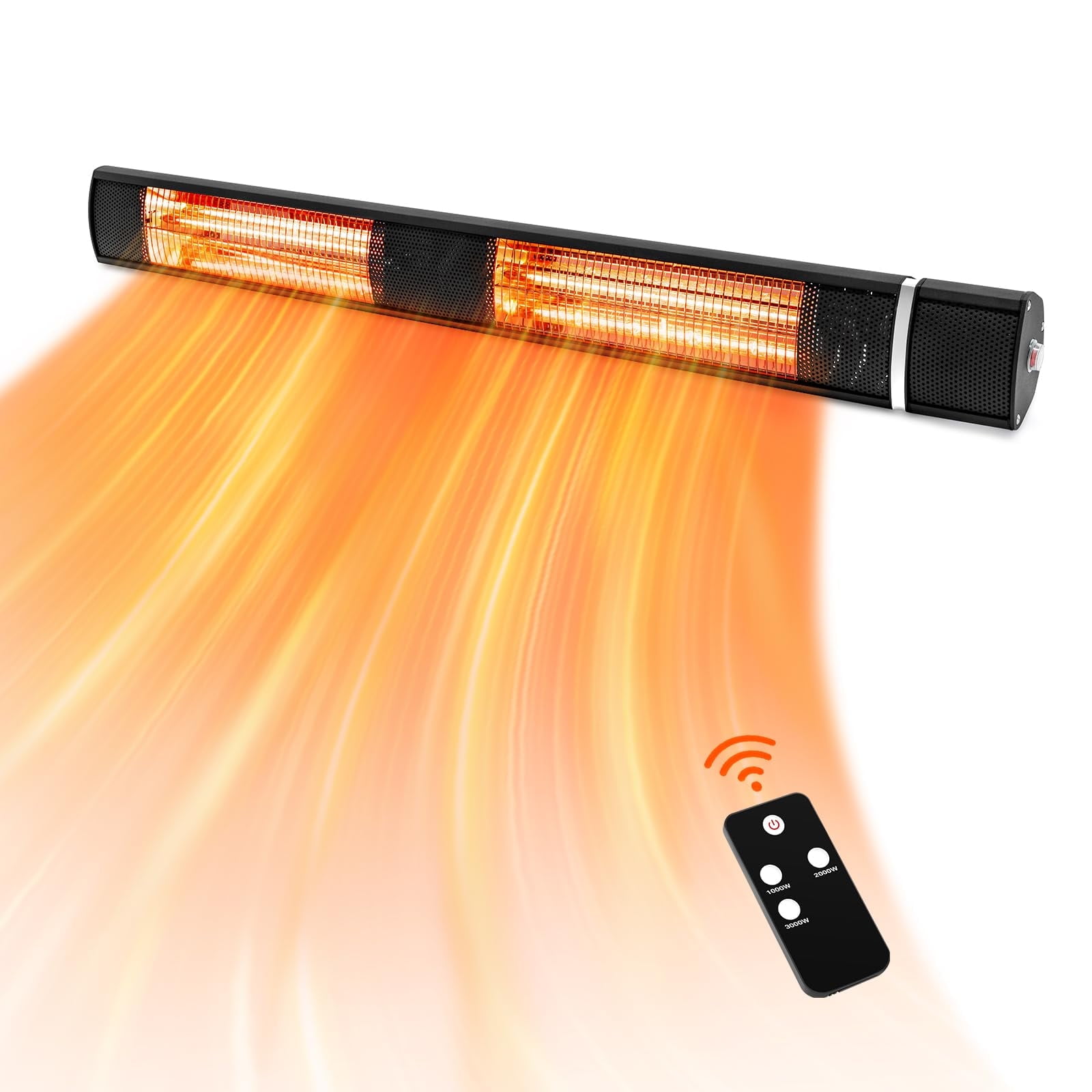 LTMATE 3000W Outdoor Heaters for Patio,Wall Mounted Electric Infrared ...