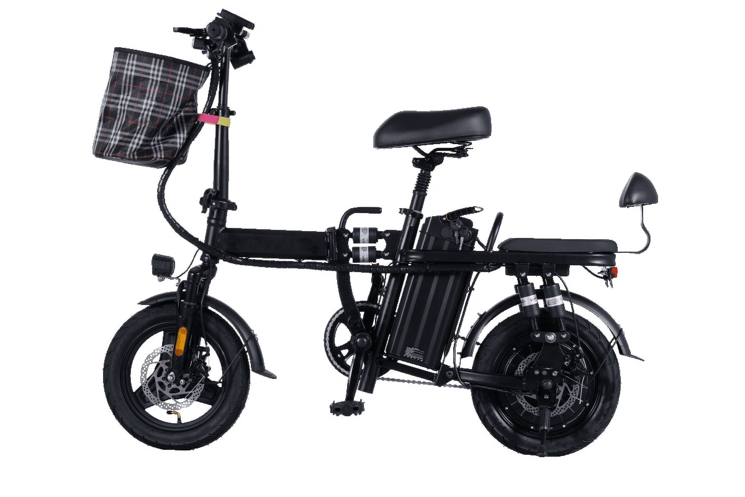 LTMATE A9 48V 500W Electric Bike with 15Ah Battery, LED Display, Shock ...