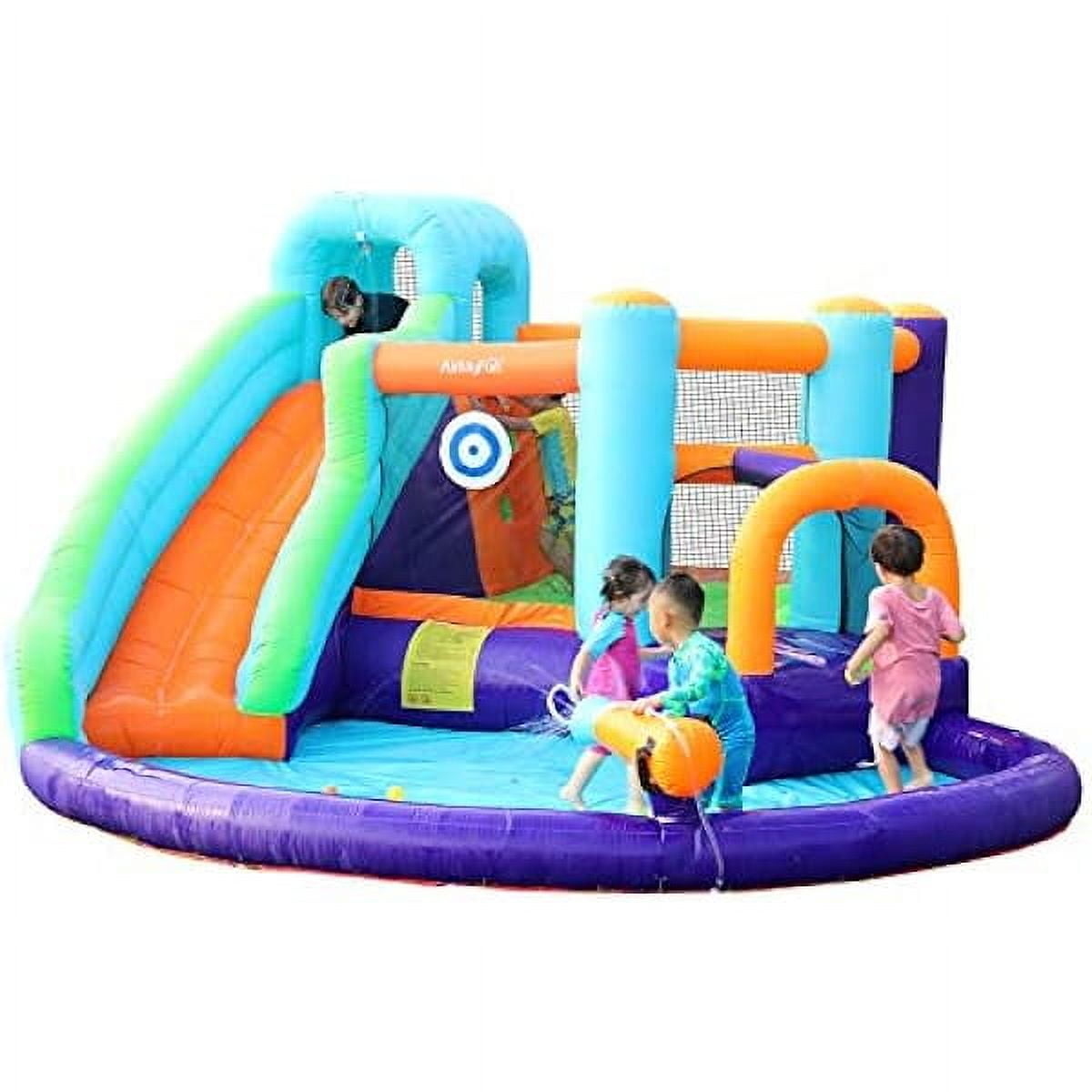LTMATE Bounce House for Kids 3-12 Inflatable Slide Jumping Bounce ...