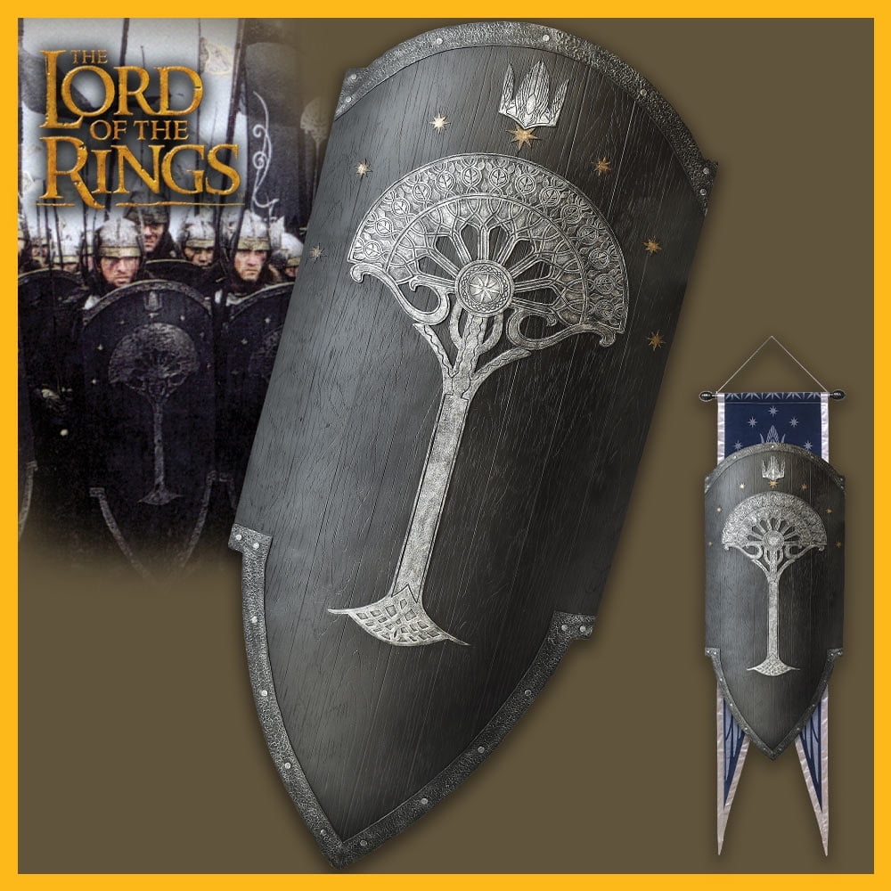 Gondorian War Shield - Officially Licensed Lord of the Rings Replica ...