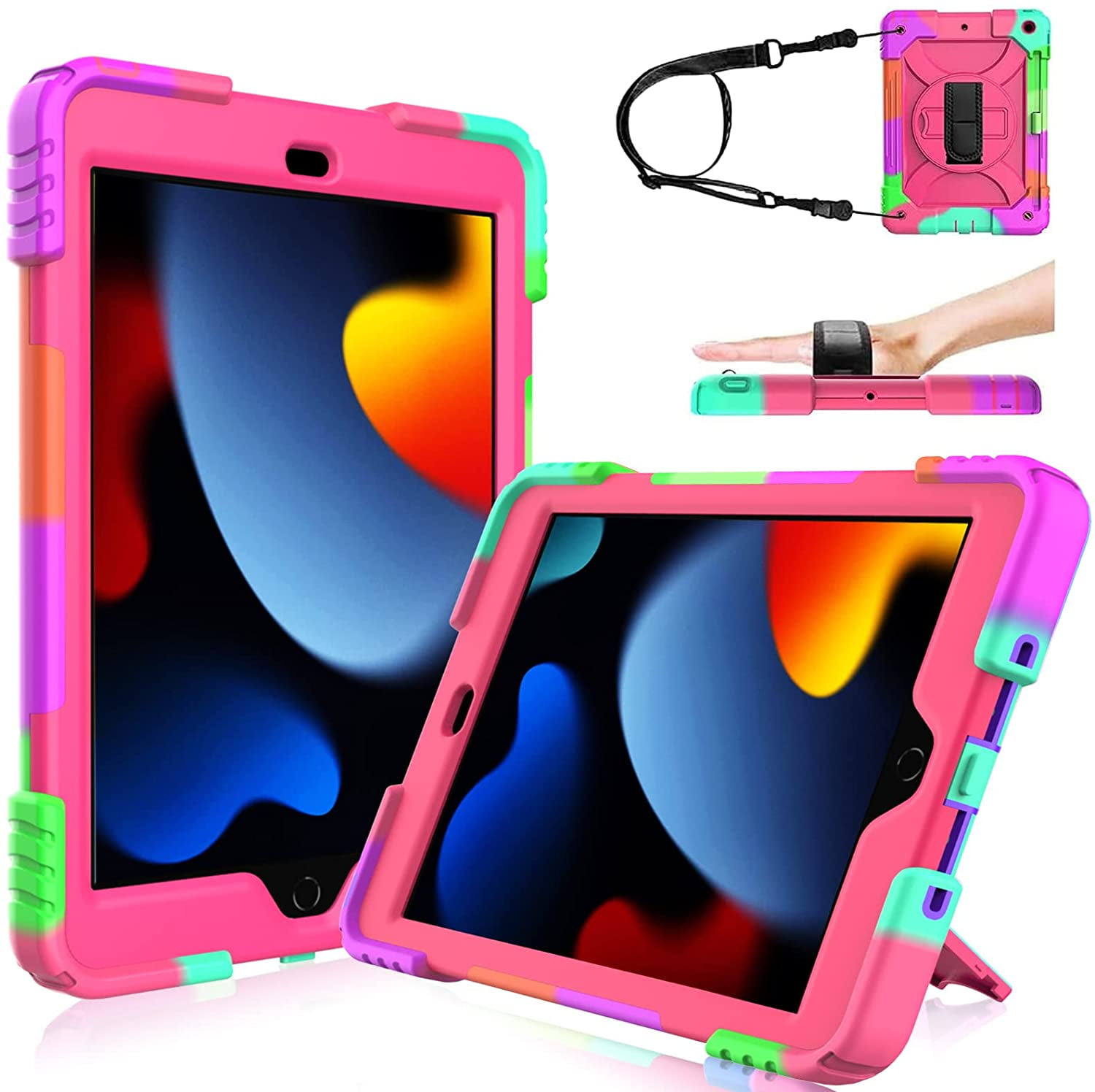 LTROP iPad 10.2 Case 2021/2020/2019 - iPad 9th/8th/7th Generation Case ...