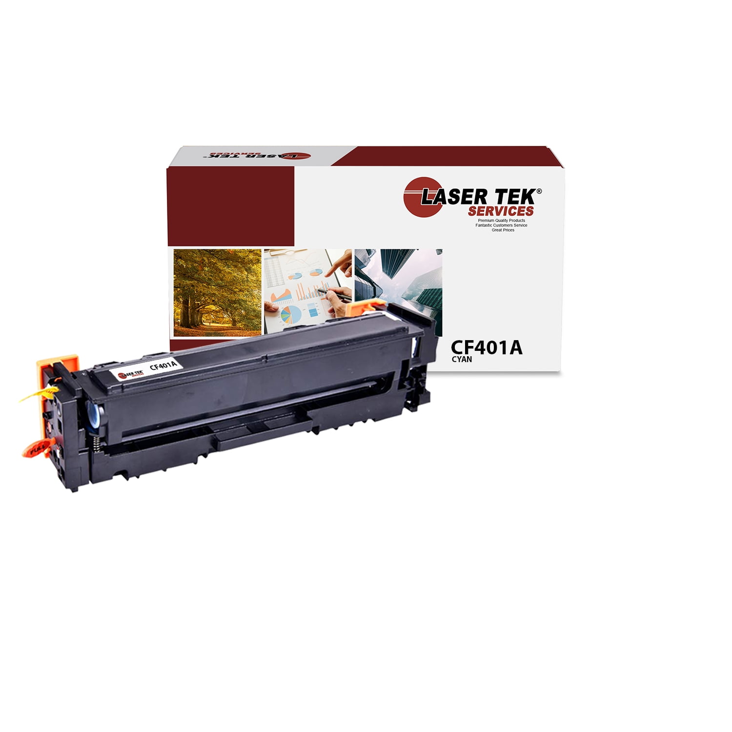 LTS 201A CF401A Cyan Compatible for HP M277DW M277N M252DW Toner ...
