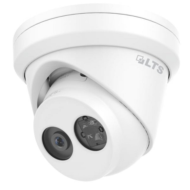 LTS CMIP3362W-M 6MP H.265 4mm Lens Matrix IR 100ft WDR MicroSD Turret ...