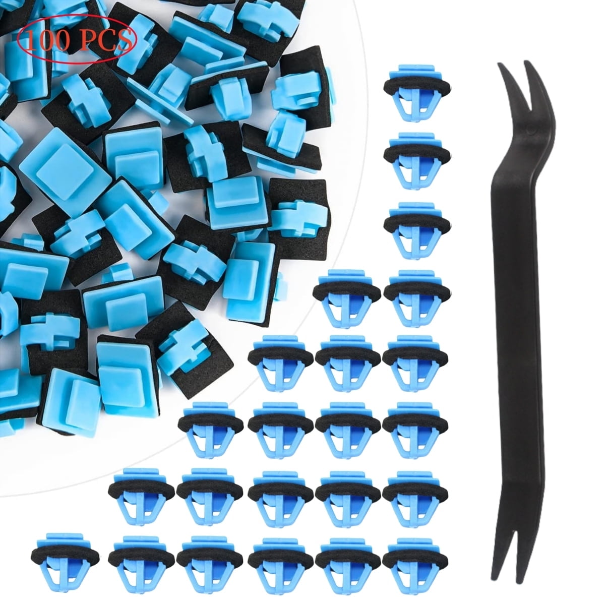 LTS EMIRA 100 Pcs Door Liftgate Body Side Wheel Flare Rocker Moulding ...