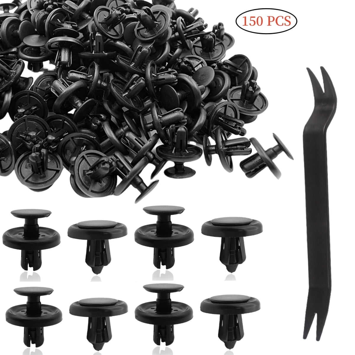 LTS EMIRA 150 Pcs Engine Under Cover Push-Type Retainer Clips,Engine ...